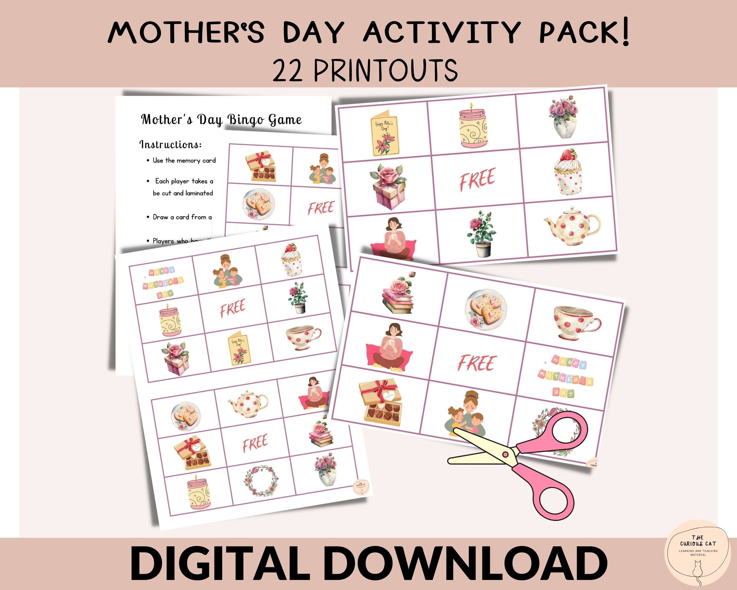 Mother's Day Activity Pack for Kids, Mothering Sunday Learning Pack ...