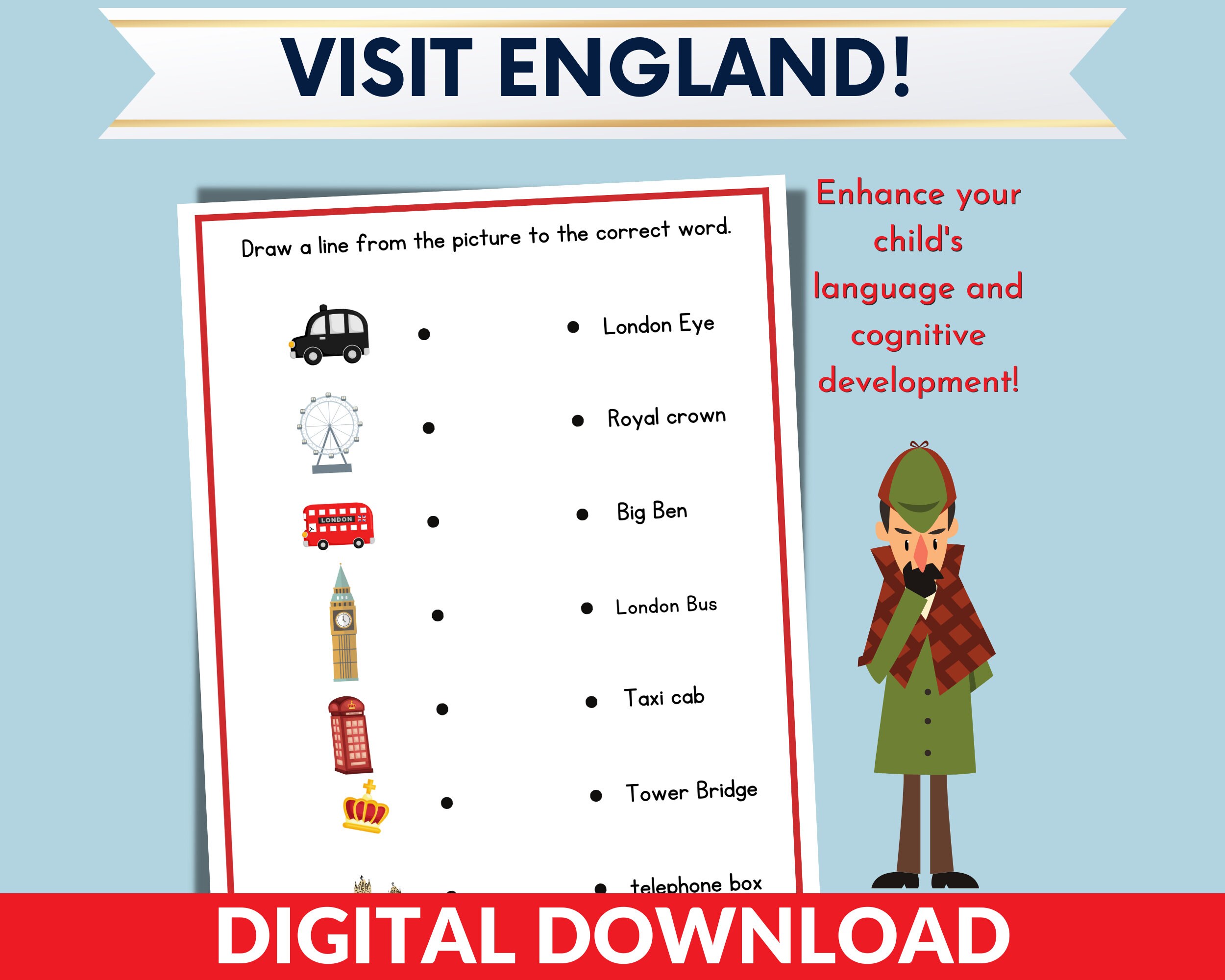 Kindergarten Worksheets England Coloring and Activity Pages England ...