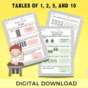 Multiplication Worksheets, Maths Printouts for 2nd Grade, Times Tables ...