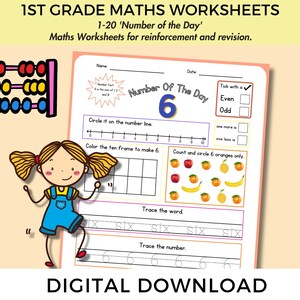 Maths Printables for Kindergarten, 1st Grade Worksheets, Addition ...