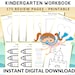 Printable Kindergarten Summer Workbook, Educational Activities for ...