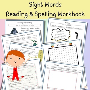 Spelling, Reading and Writing Worksheets, 2nd Grade Sight Words ...