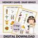 Egyptian-themed Game Set, Kids Printable Games, Ancient Egypt, Bingo ...