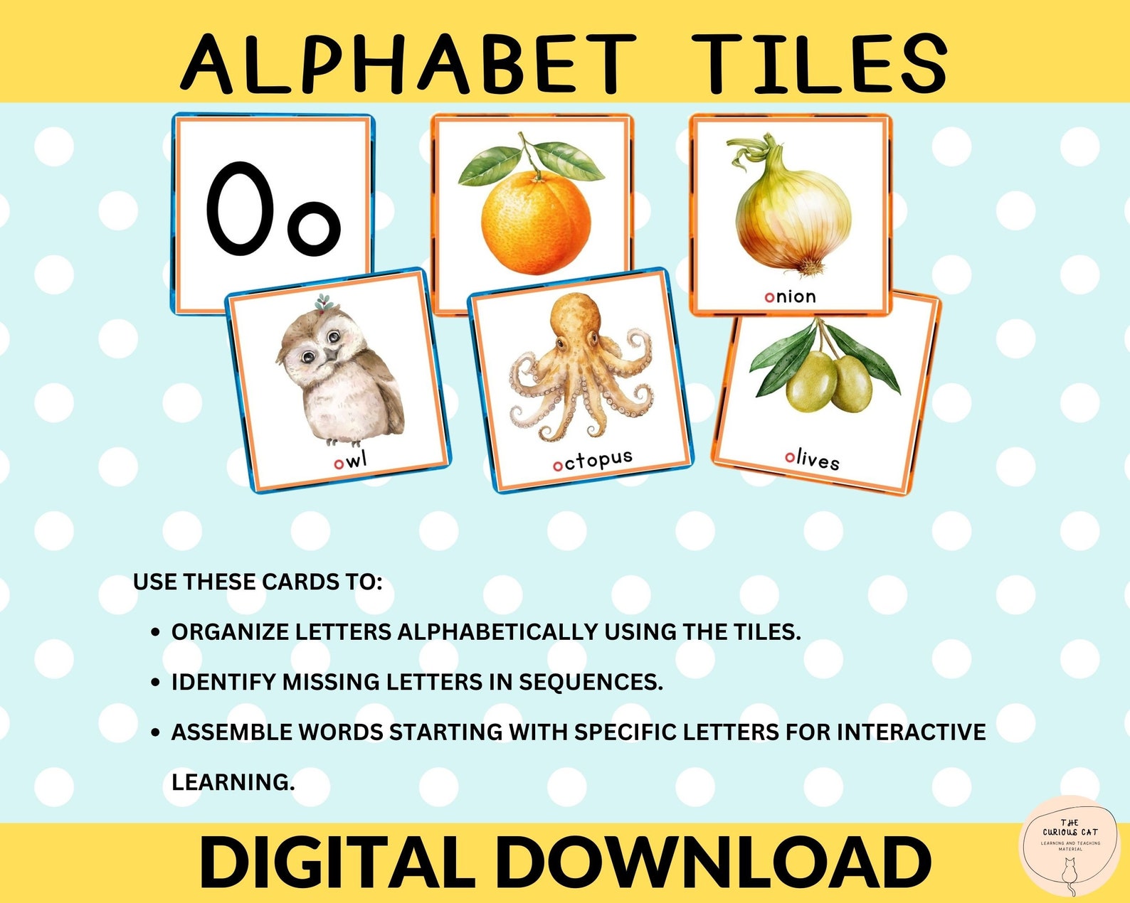 Alphabet Learning Activity, Magnetic Tiles Resource for Pre-k and ...