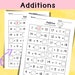 15 Addition Worksheets Fill-in-the-blanks Maths Printables (numbers 1 ...