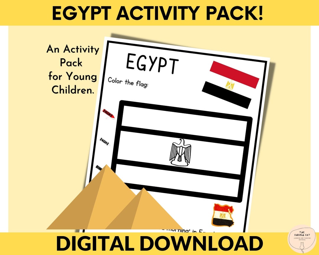 Egypt Adventure Activity Pack: Engaging Worksheets for Young Explorers ...