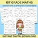 Maths Worksheets, 1st Grade Maths Printouts, Addition & Subtraction ...