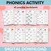 Phonics Valentines Worksheets; Word Recognition, Reading & Writing ...