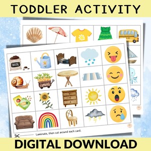 Toddler Sorting Activity Printables Set: Shapes, Animals, Fruits ...