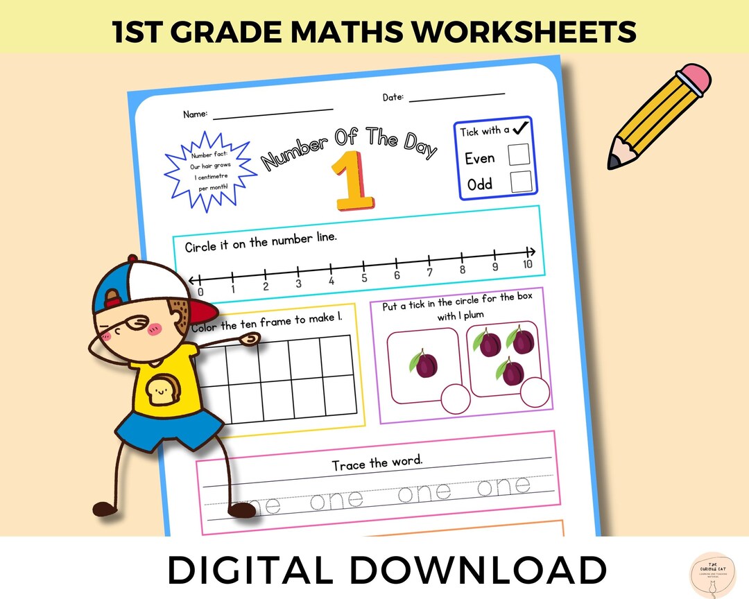 Maths Printables for Kindergarten, 1st Grade Worksheets, Addition ...