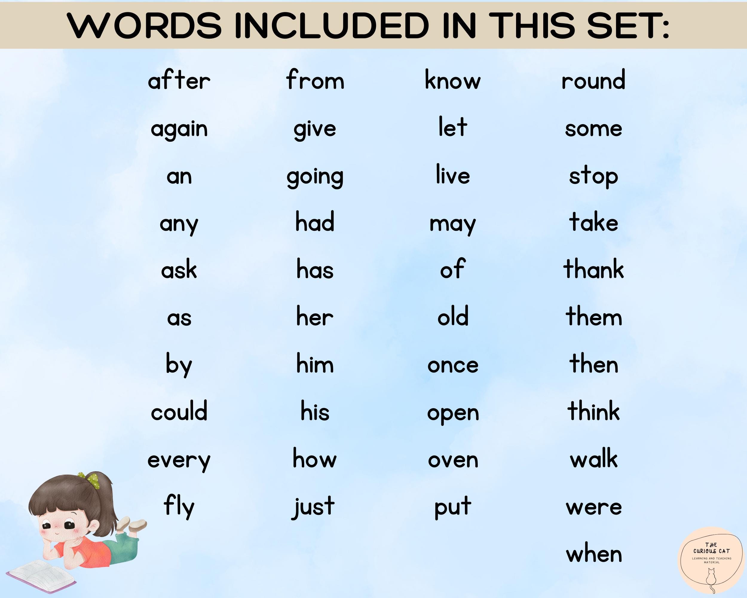 1st Grade Reading Resources, Printable Sight Words Activities ...