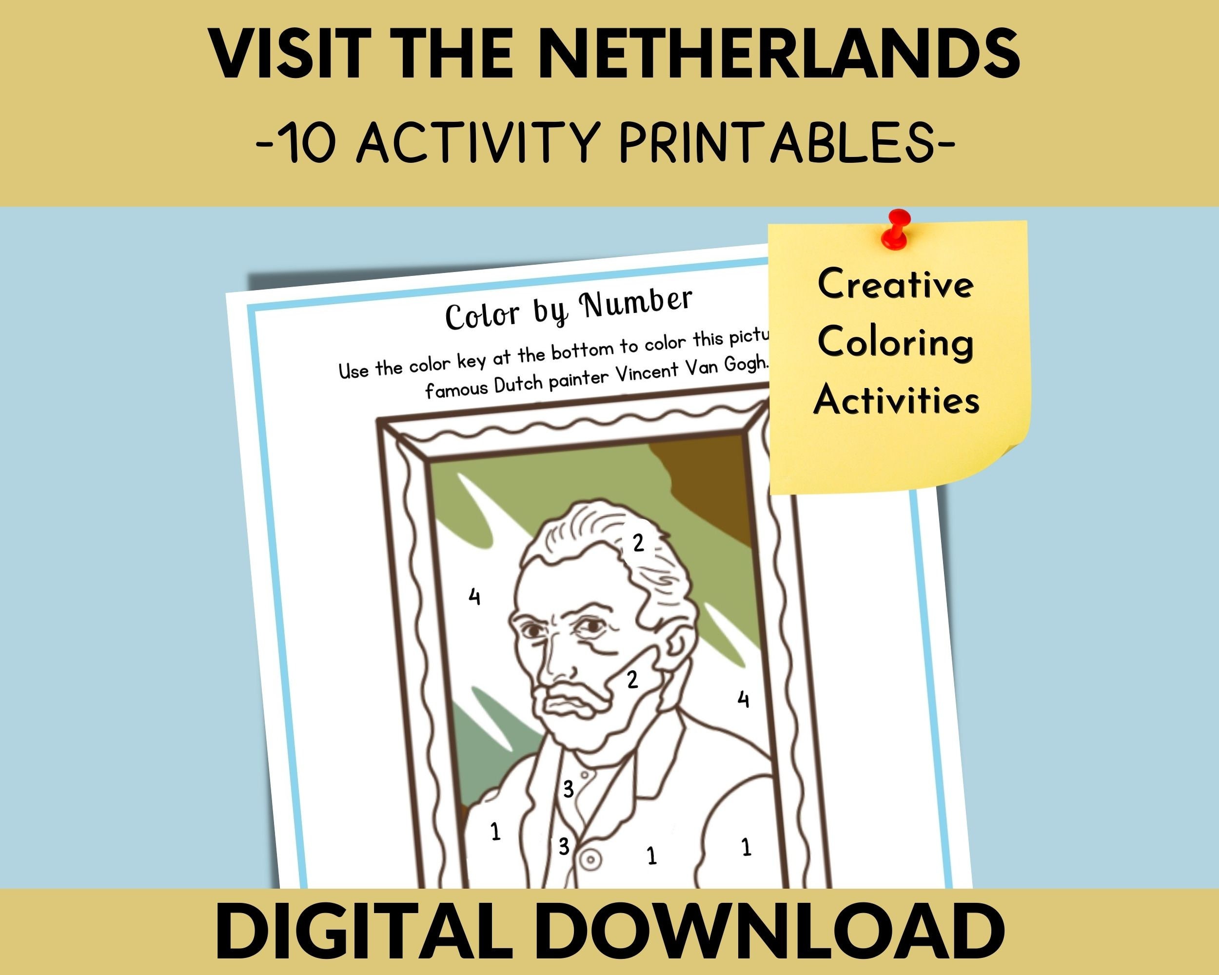 Kindergarten, 1st Grade, Netherland Worksheets, A Fun and Educational ...