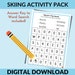 Kindergarten Worksheets, Winter Activities, Skiing Trip Activity Pack ...