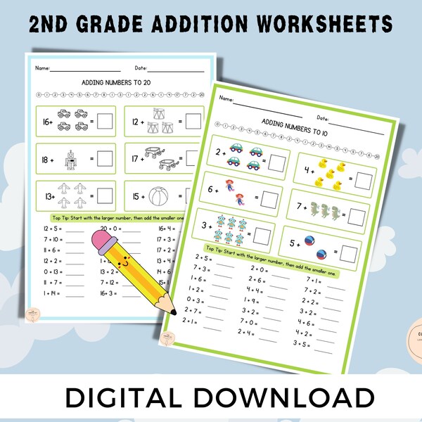 Maths Printouts - Etsy
