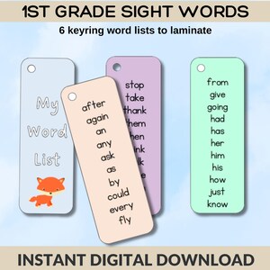 1st Grade Reading Resources, Printable Sight Words Activities ...
