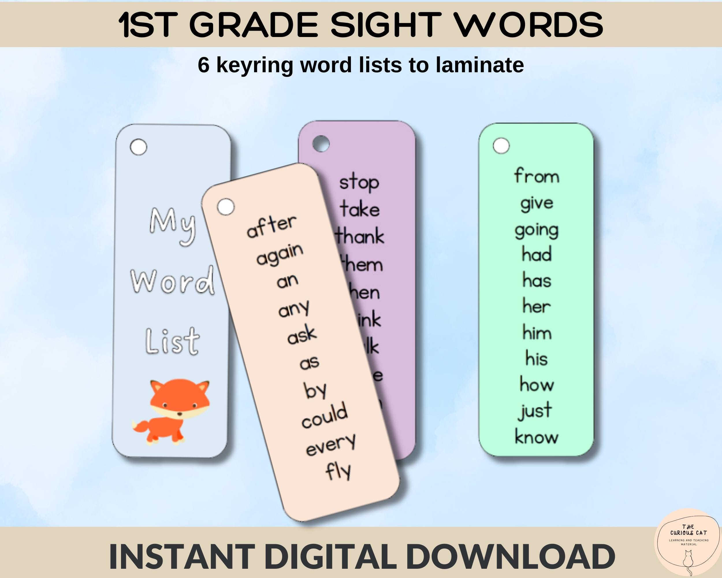 1st Grade Reading Resources, Printable Sight Words Activities ...