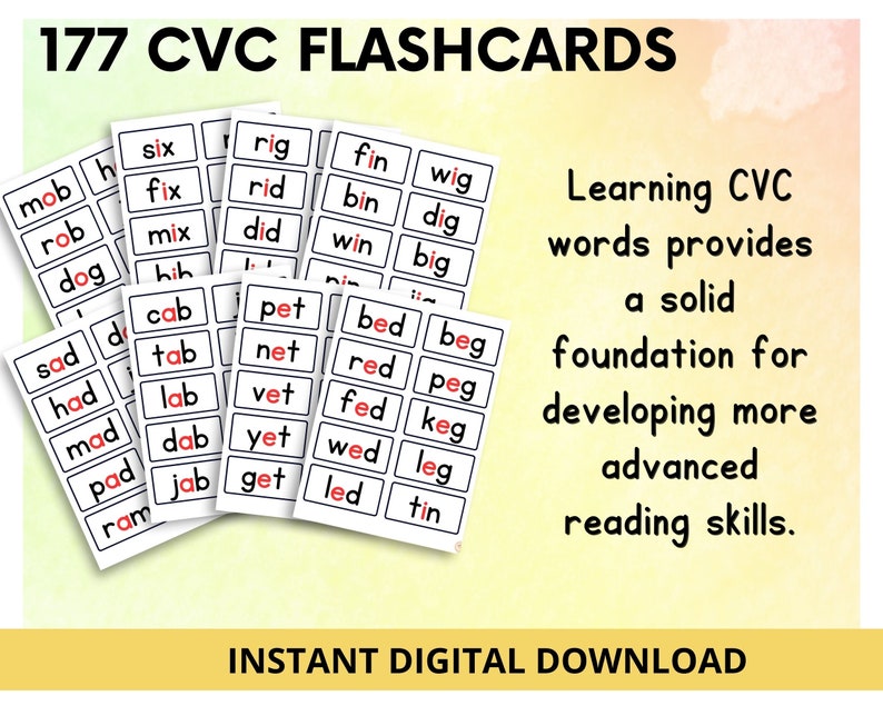 Cvc Words With Consonant Digraphs at Tamara Juarez blog