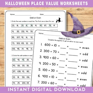 Maths Place Value Worksheets, 2nd and 3rd Grade Maths Printables ...