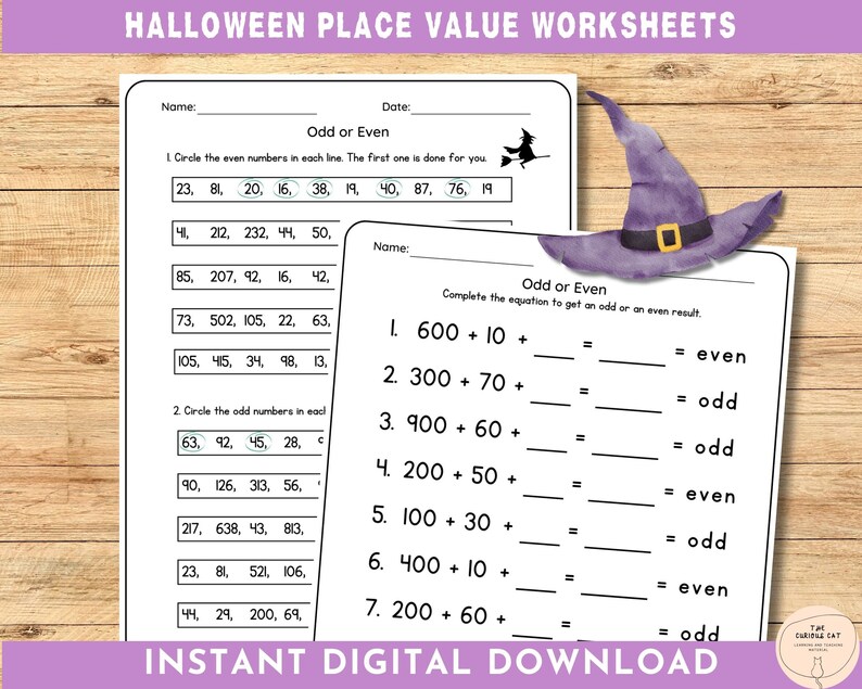 Maths Place Value Worksheets, 2nd and 3rd Grade Maths Printables ...