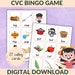 CVC Bingo and Card Games, Printable Phonics Cards, Phonics Reading Game ...