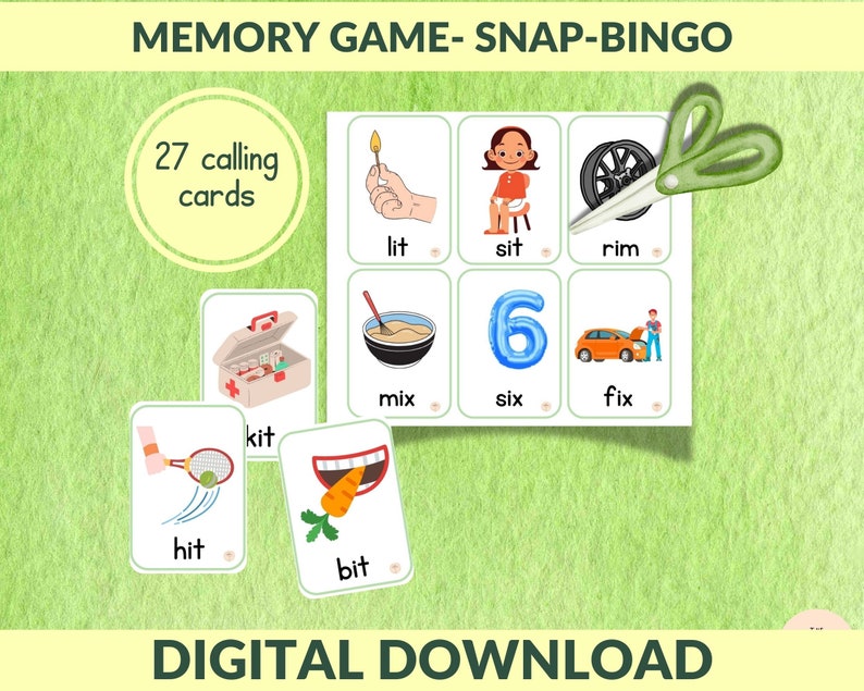 CVC Phonics Printable Activity for Pre-k and Kindergarten, Phonemic ...