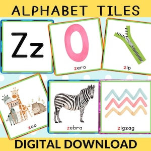 Alphabet Learning Activity, Magnetic Tiles Resource for Pre-k and ...