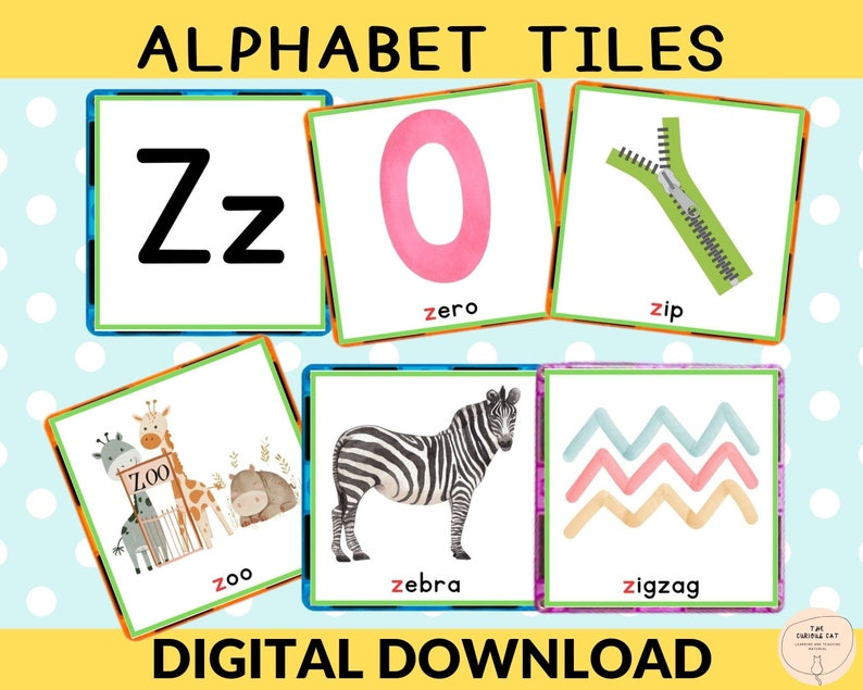Alphabet Learning Activity, Magnetic Tiles Resource for Pre-k and ...