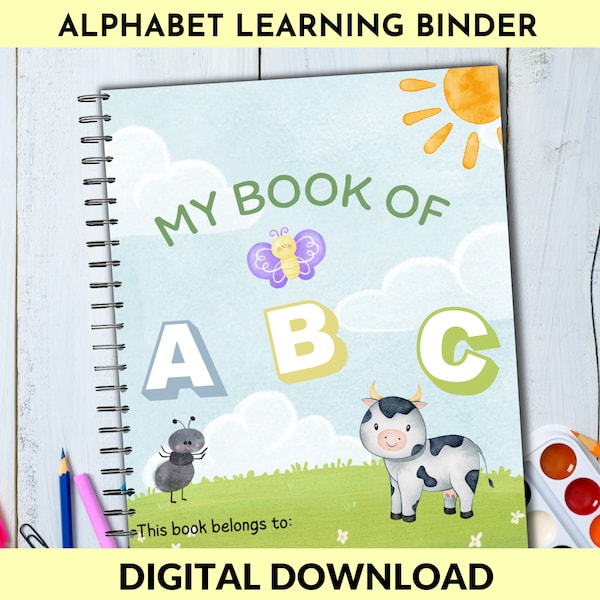 Abc Quiet Book - Etsy