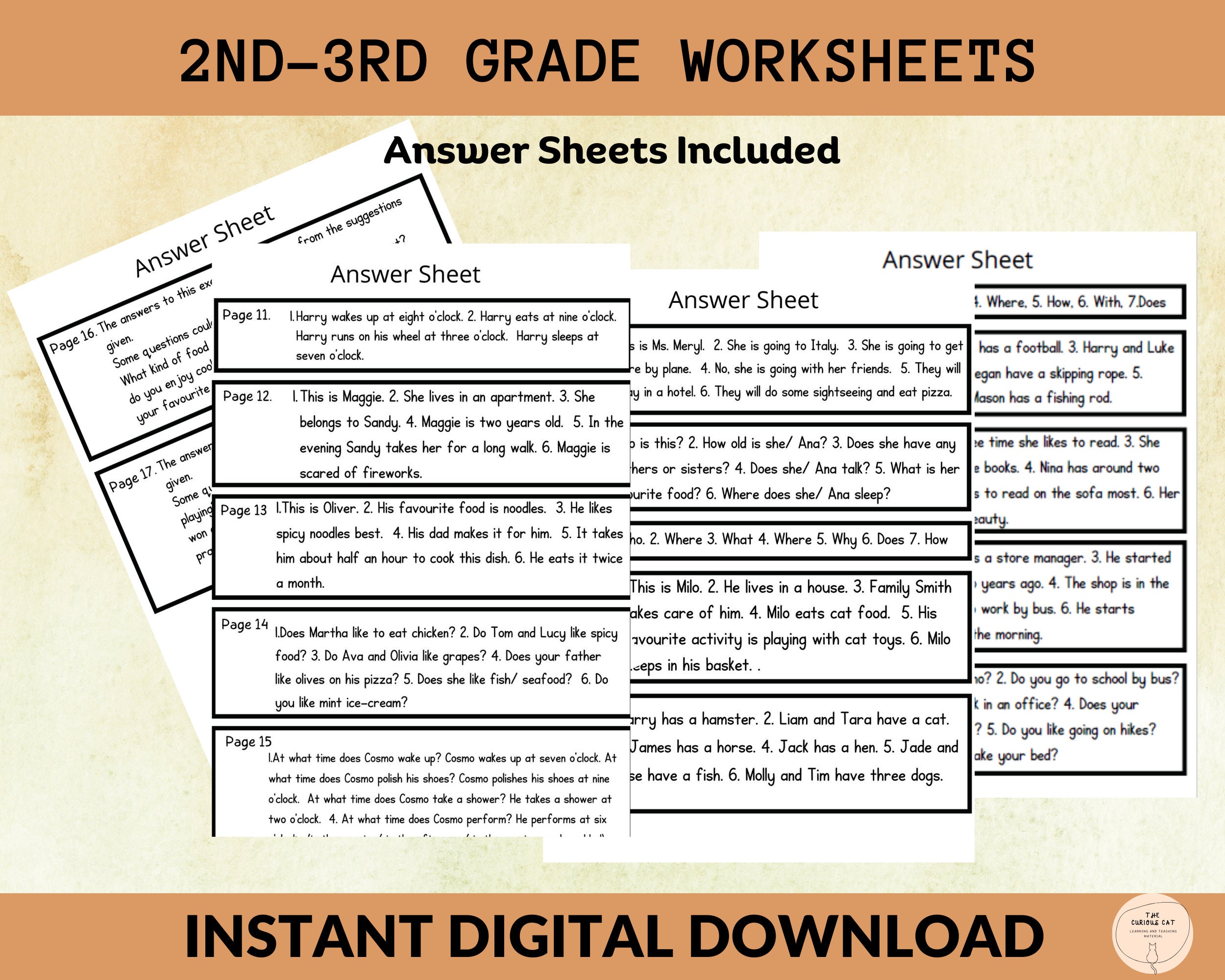 Reading & Writing Worksheets for 2nd - 3rd Grade | Sentence Building ...