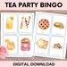 Vintage Tea Party Bingo Games, Bingo Cards, Labelled Calling Cards ...