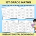 Maths Worksheets, 1st Grade Maths Printouts, Addition & Subtraction ...