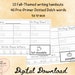 Fall-themed Tracing Sheets| Letter Tracing| Dolch Pre-primer ...