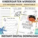 Printable Kindergarten Summer Workbook, Educational Activities for ...