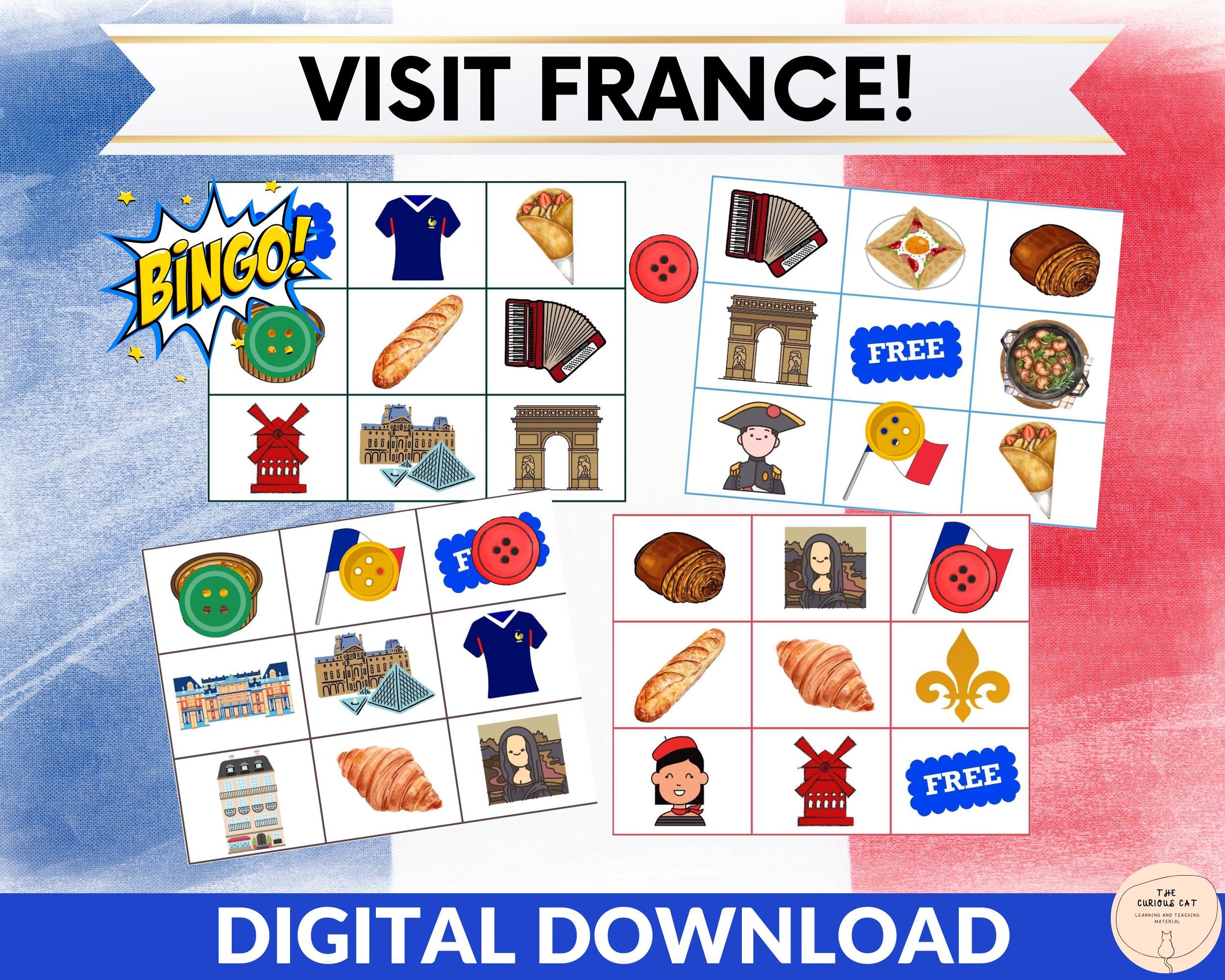 France Learning Pack for Kids | Printable Worksheets & Activities ...