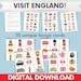 Kindergarten Worksheets; England Coloring and Activity Pages; England ...