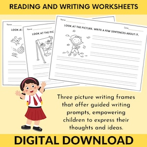 Spelling and Writing Worksheets for 1st Grade, Vocabulary, Language ...
