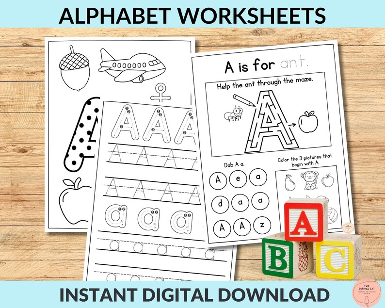 Alphabet Printables | Letter Sounds Worksheets for Pre-schooler and ...