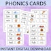 Phonics Words and Picture Cards, CVC Word Families Matching Flashcards ...