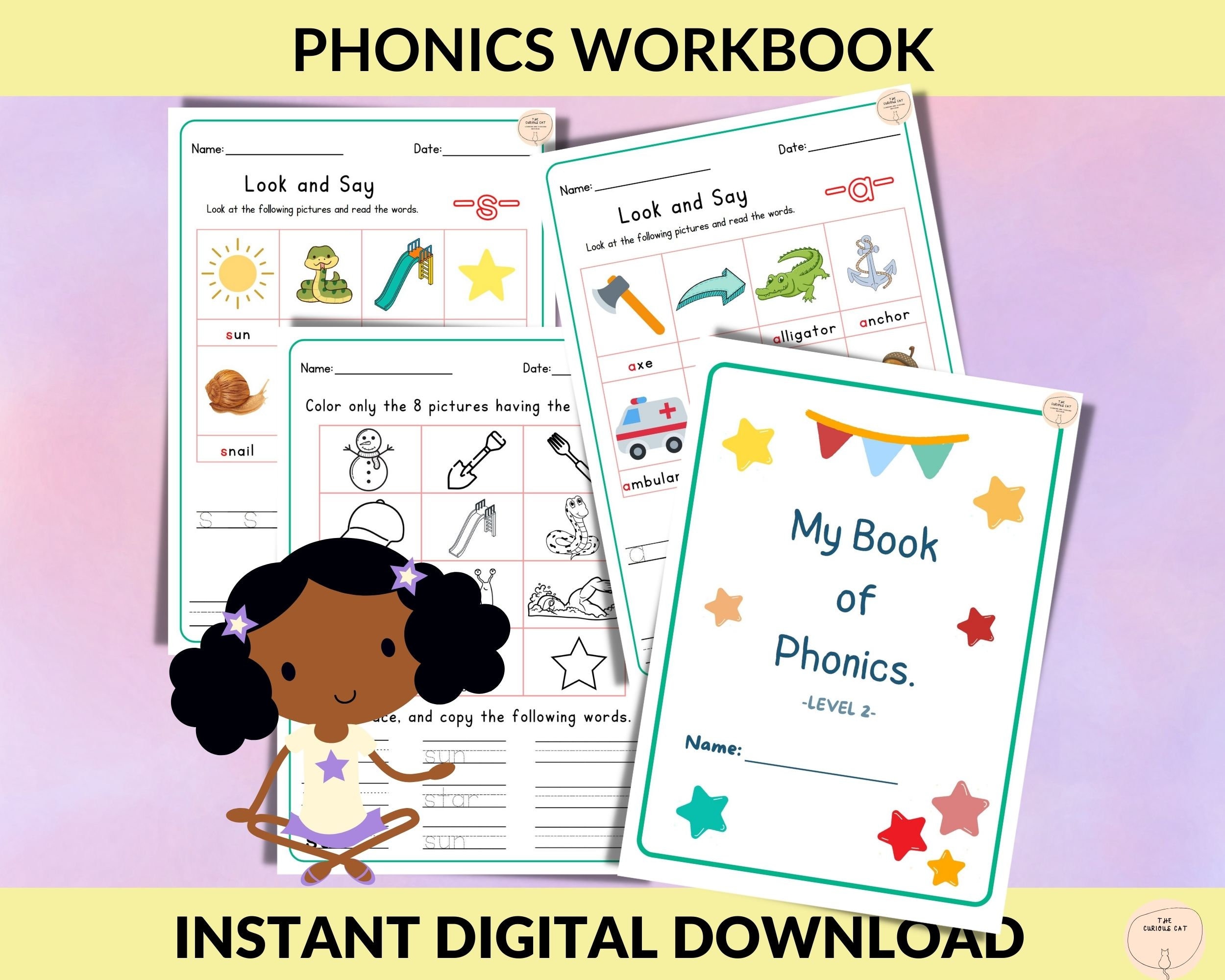 Phonics Worksheets Beginning Sounds, Reading and Writing Phonics ...