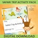 Kindergarten Printable, A Safari Trip Pack for Young Explorers, A ...