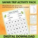 Kindergarten Printable, A Safari Trip Pack for Young Explorers, A ...
