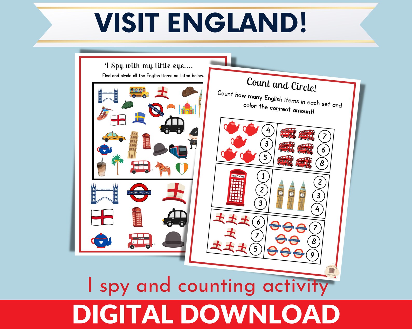 Kindergarten Worksheets; England Coloring and Activity Pages; England ...