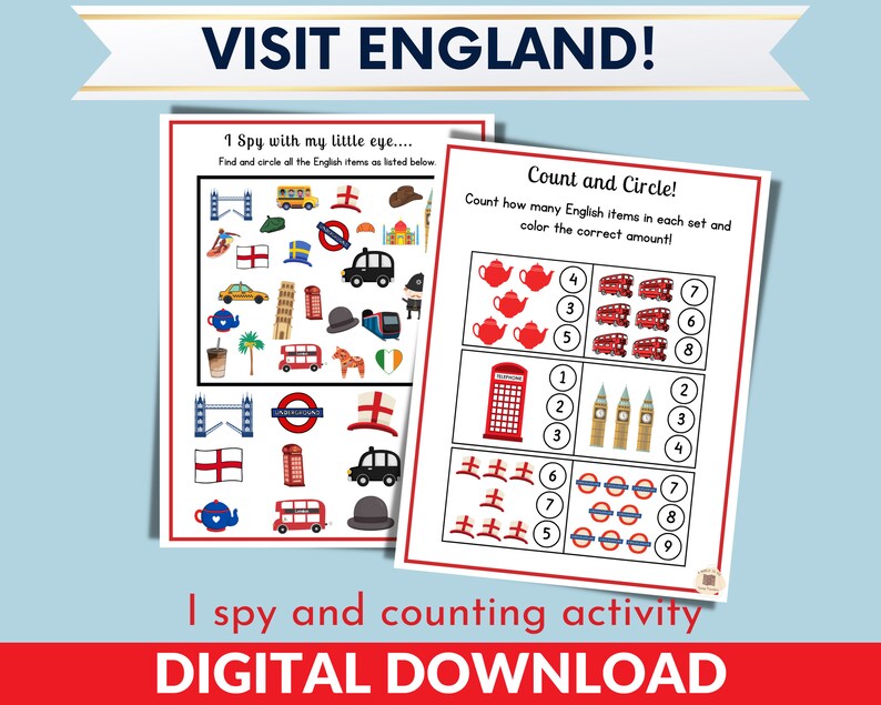 Kindergarten Worksheets; England Coloring and Activity Pages; England ...
