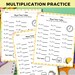 Multiplication Worksheets, Maths Fluency Printables, Times Tables ...