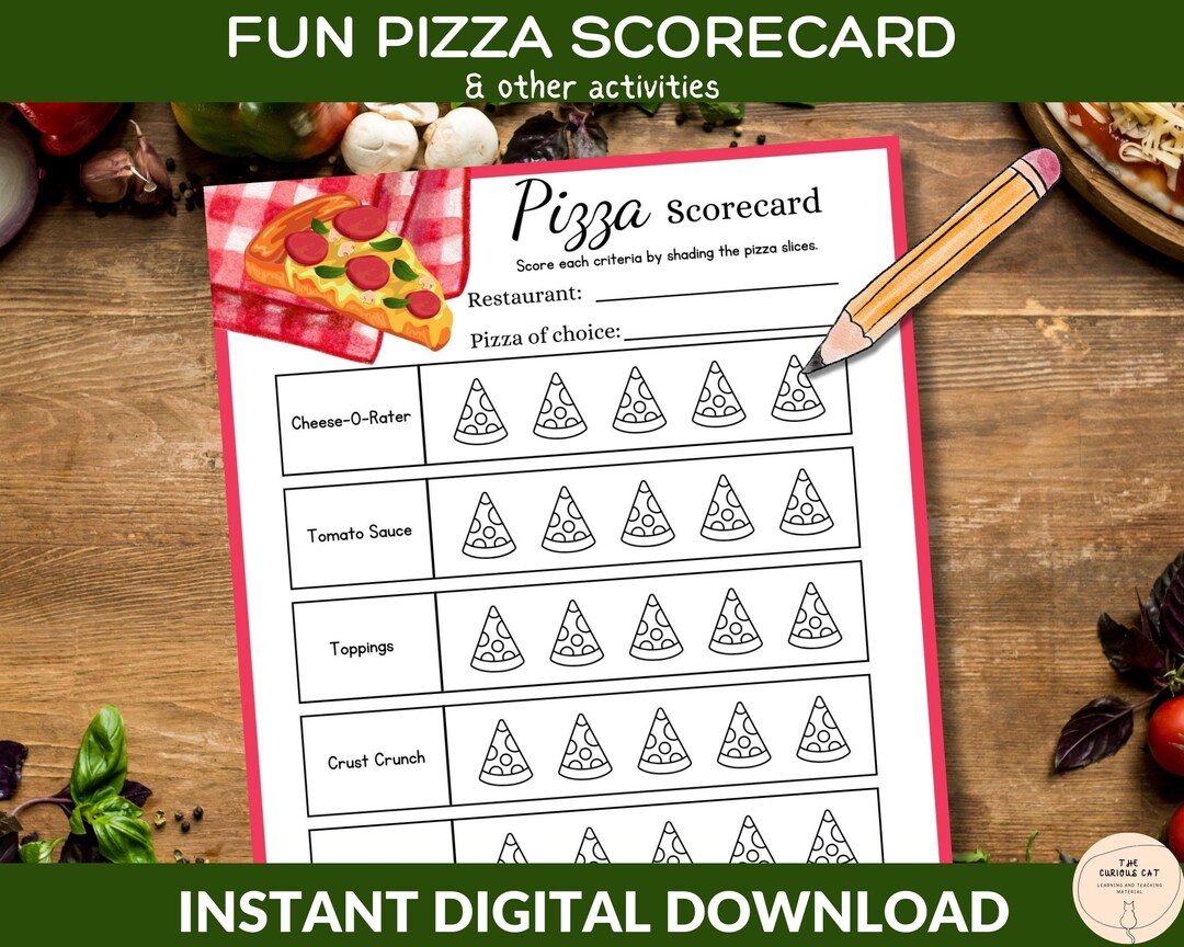 Pizza Party Printables, Italy Theme Activities for Children, Classroom ...