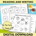 Reading, Spelling and Writing Printables, Worksheets for 1st and 2nd ...