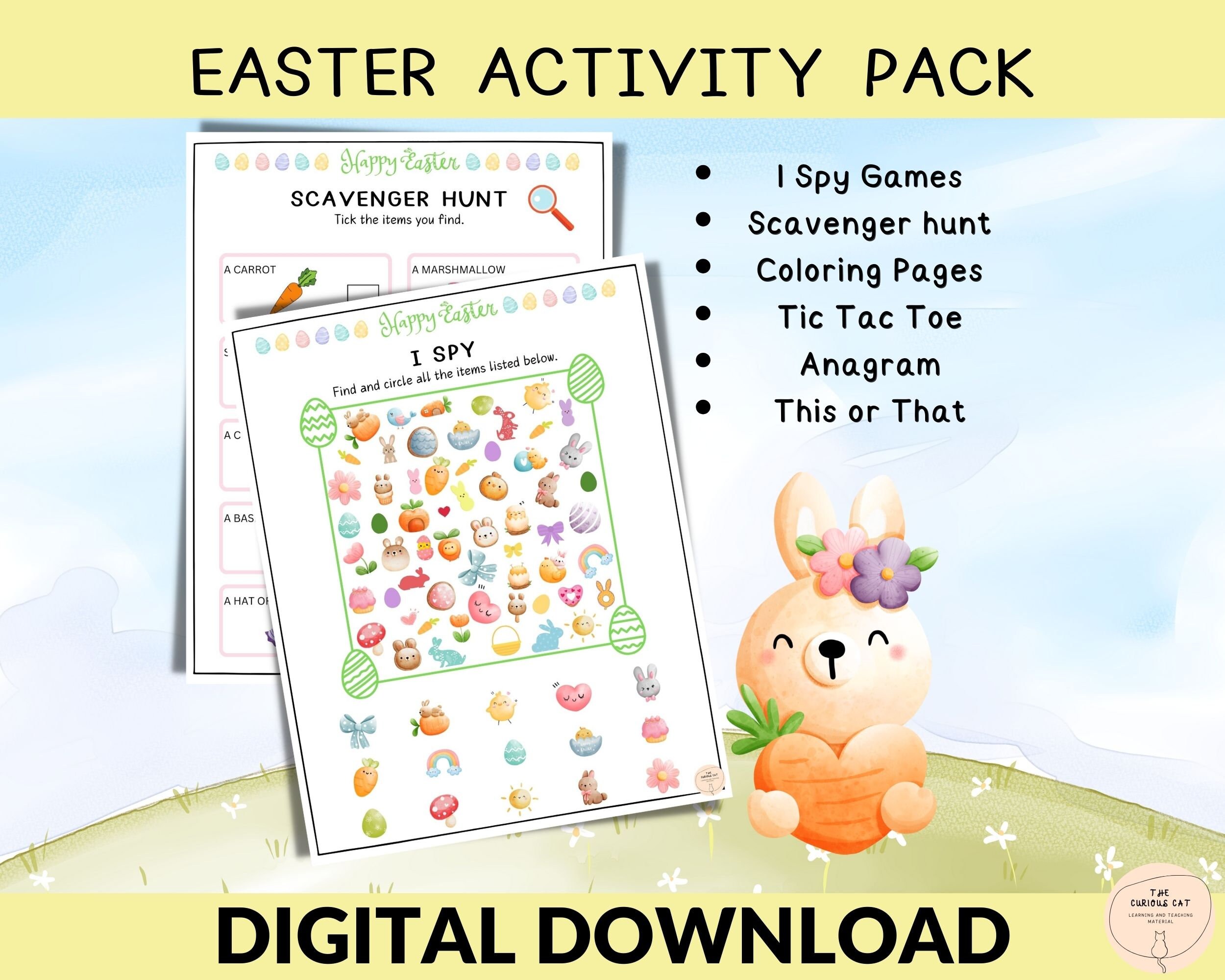 Easter Activity Printables for Kids Classroom Printable Activities ...