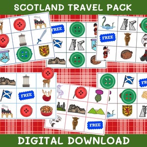 Country Study Printable, Travel Activity, Scotland Learning & Travel ...