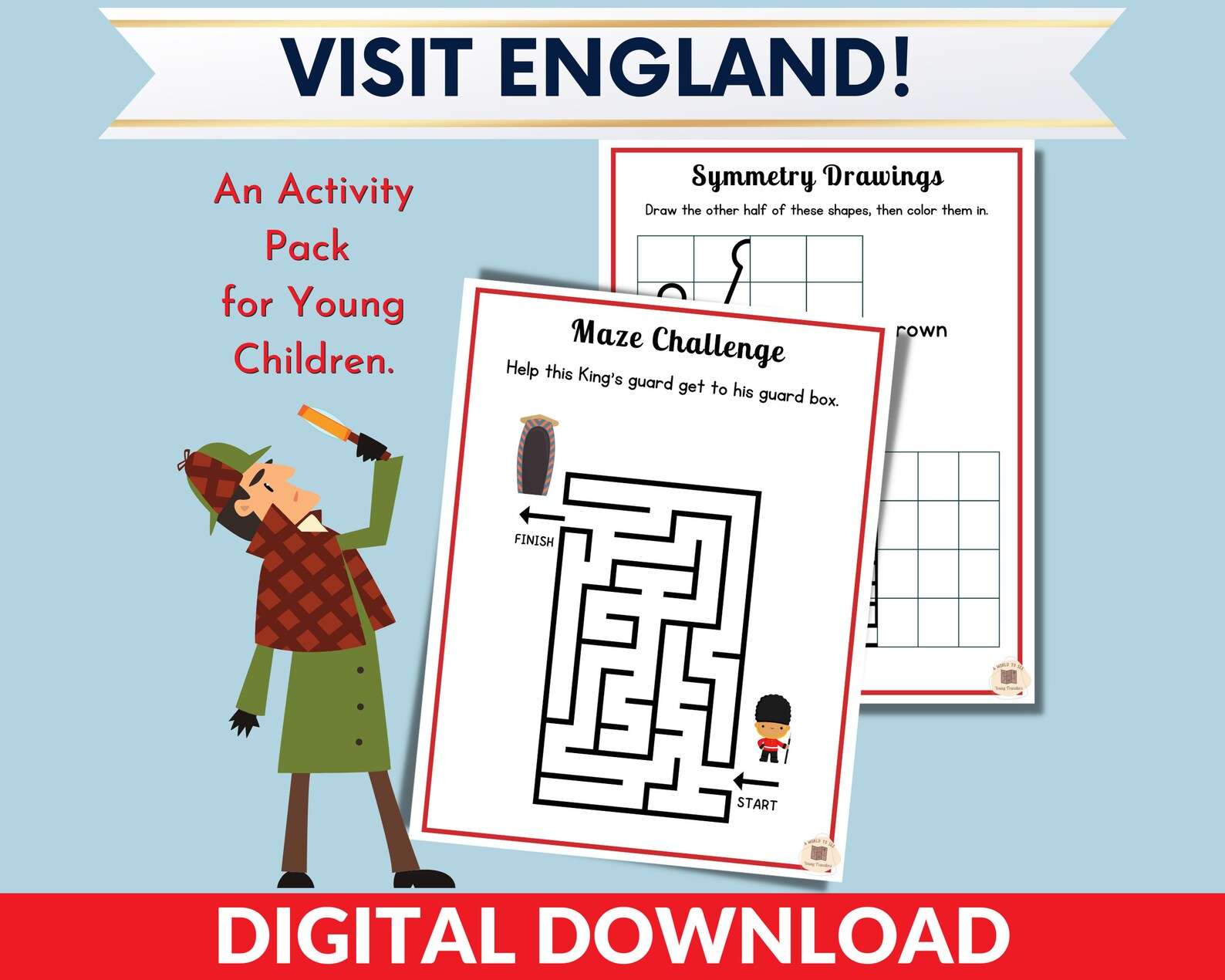 Kindergarten Worksheets; England Coloring and Activity Pages; England ...