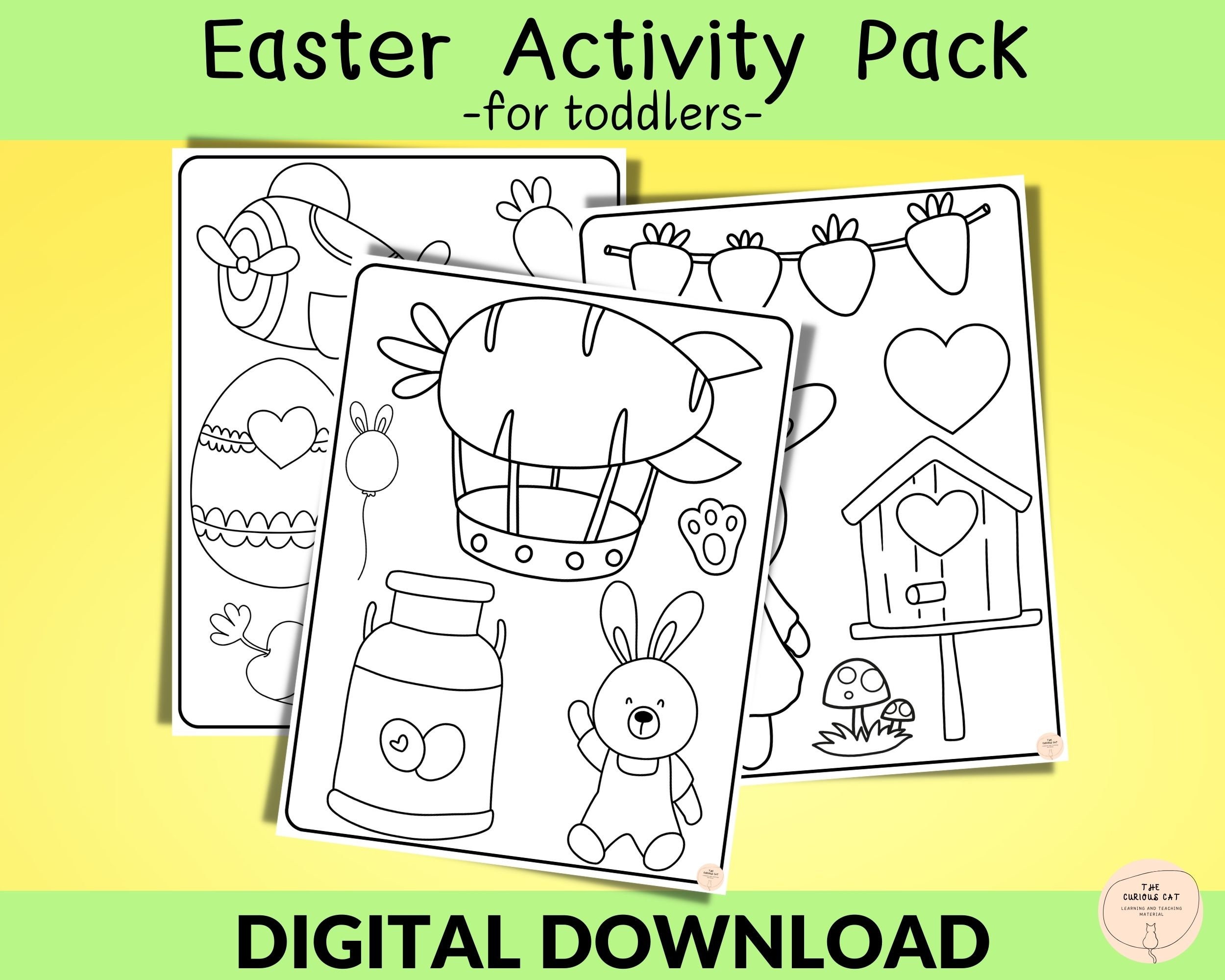 Pre-k Easter Egg Matching Activity, Toddler Memory Game, Easter ...